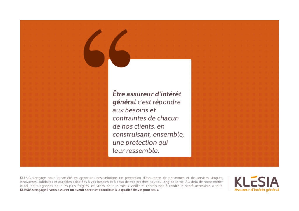 Partenaire : KLESIA Assureur d’intérêt général